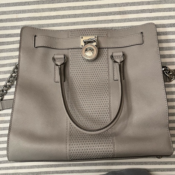 MICHAEL Michael Kors | Bags | Michael Kors Hamilton Large Tote Gently ...